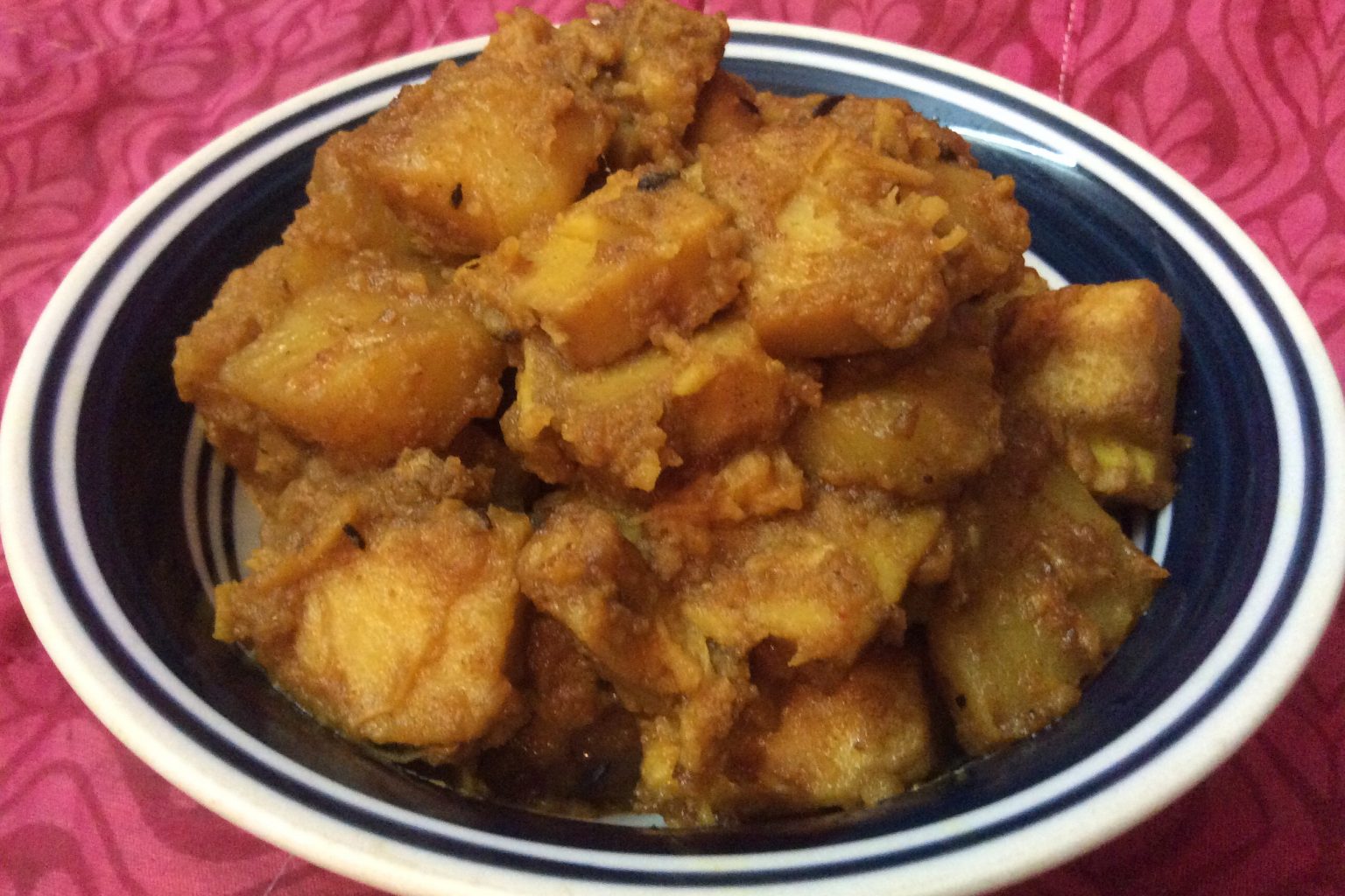 Side Dish For Lunch/Dinner -Taro Root Fry(Man Kochu Bhaji) - Cookingenuff
